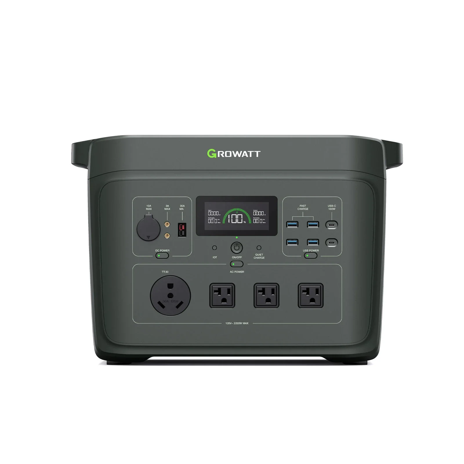 Growatt INFINITY 2000 PPS + Solar Panels 200W - Energy Depot